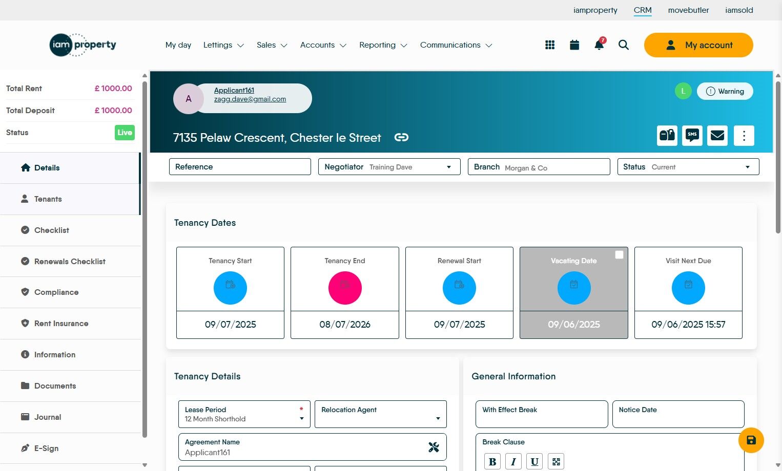 Adding a New Tenant to a Tenancy – iamproperty