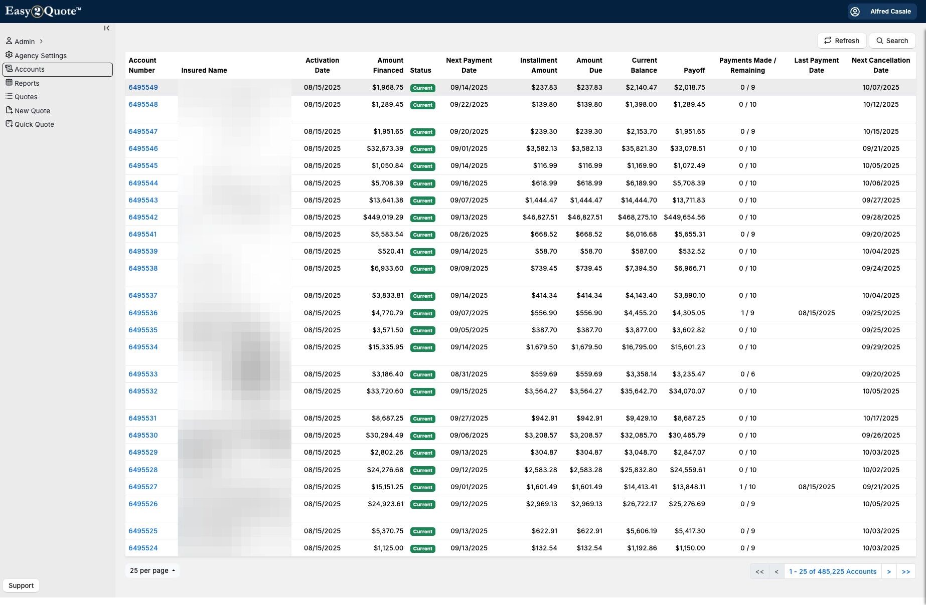 Setup Auto Pay on Easy2Quote – Capital Premium Financing