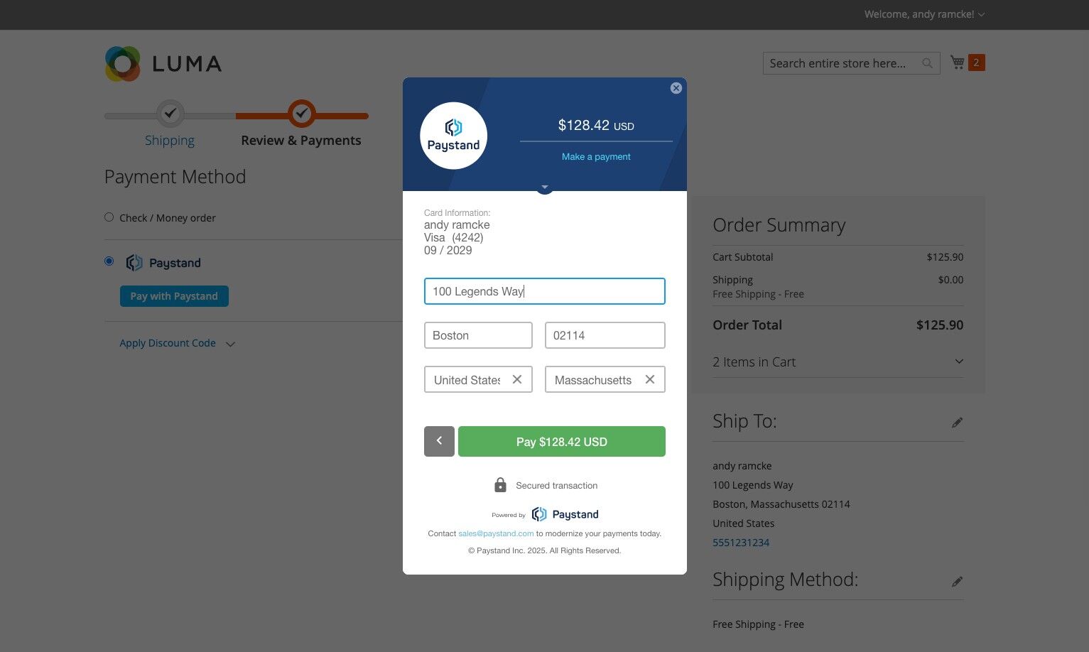 Payment Tokenization – Paystand Help Center