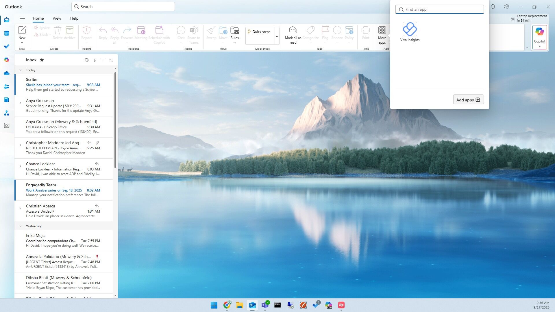 How to add Sharefile for New Outlook – Mowery & Schoenfeld