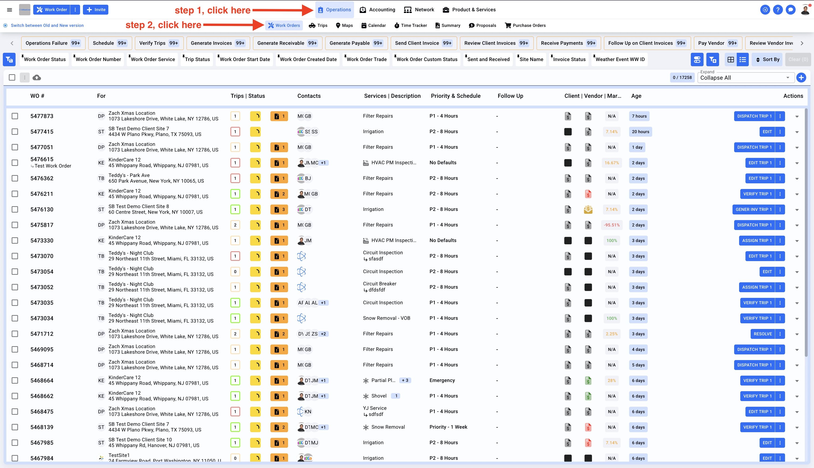 How To Generate A Client Invoice Using Beta Version From A Work Order