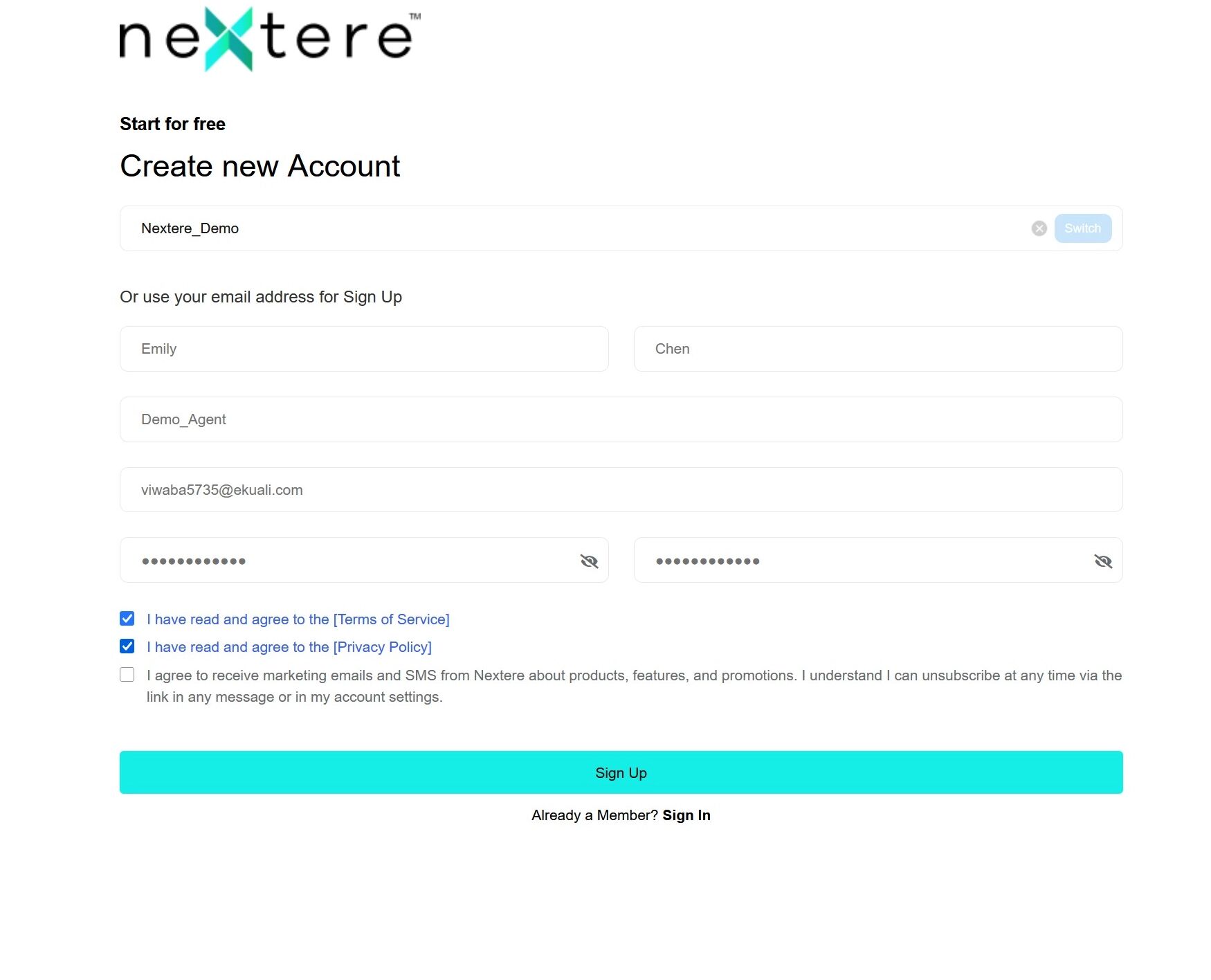 How to invite an agent with the "Invite Agent" button