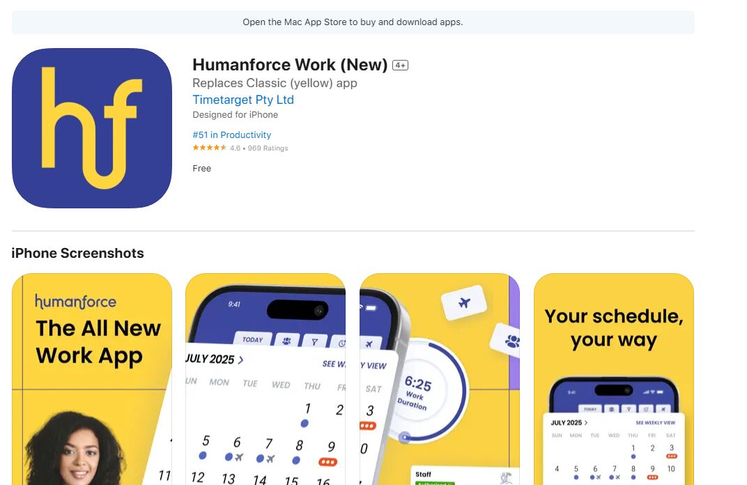 Logging into the Humanforce Mobile Application : IT Helpdesk