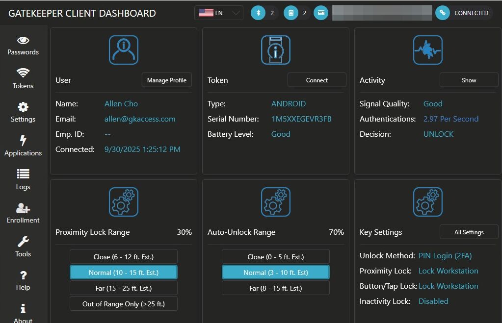How to Self-Register from the GateKeeper Client Application. – GateKeeper