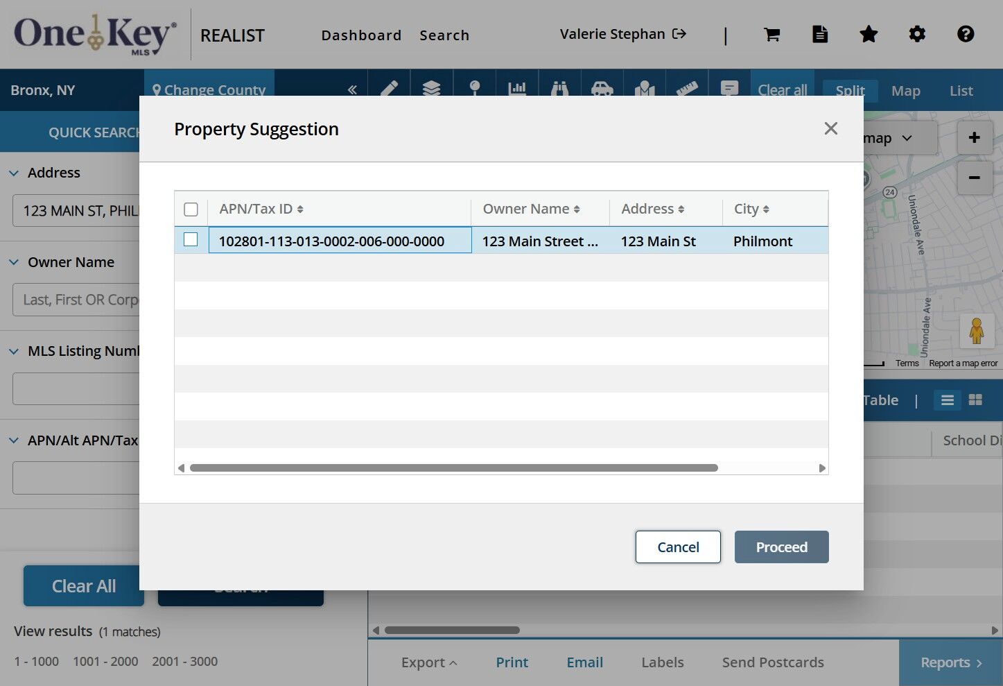Searching Property Public Records in Realist Tax – OneKey® MLS Support ...