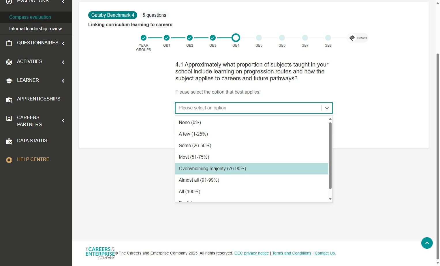 How to complete a Compass evaluation – The Careers & Enterprise Company