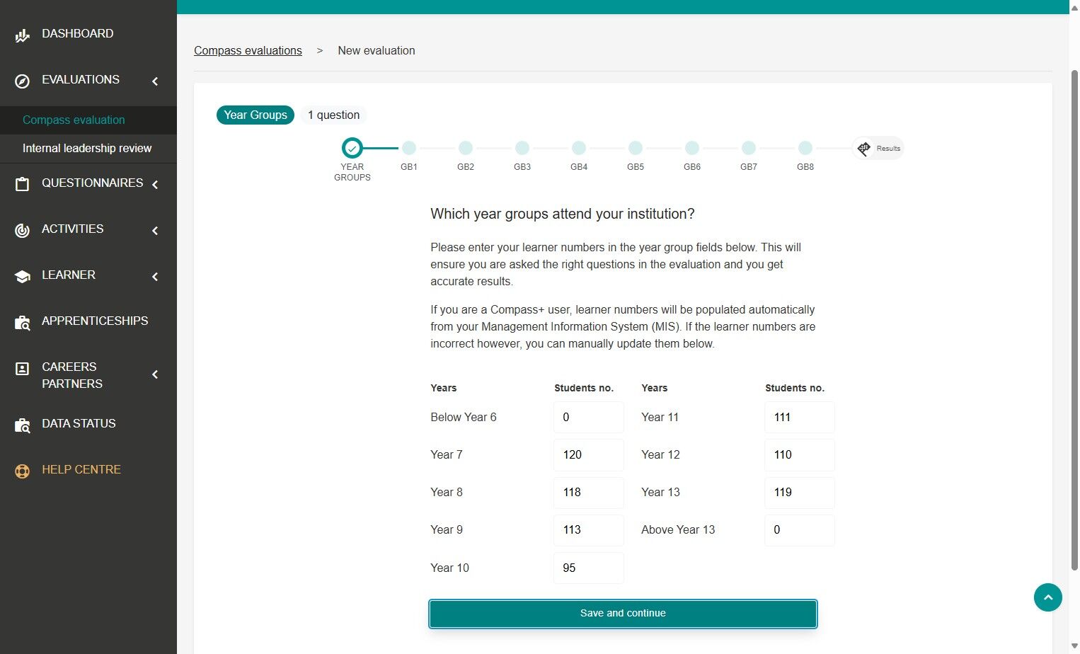 How to complete a Compass evaluation – The Careers & Enterprise Company