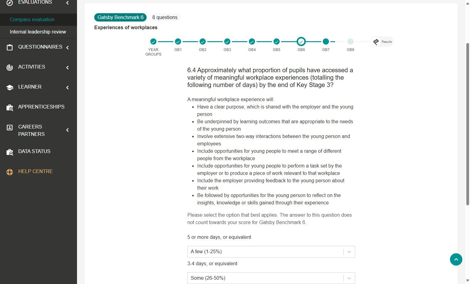 How to complete a Compass evaluation – The Careers & Enterprise Company