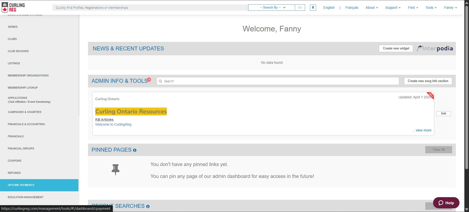 CurlingReg - MA Guide: How to submit an offline payment – Uplifter Inc.