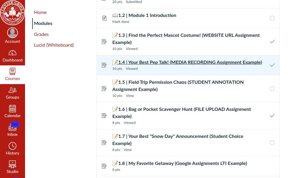 eLearning Resources - Center Grove Community School Corporation