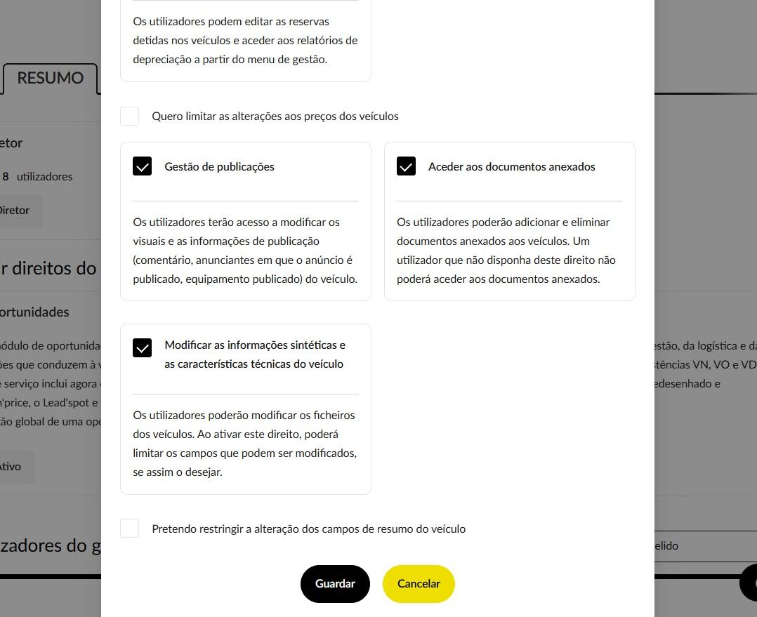 FAQ-026-Veículos-Como escolher os equipamentos a serem apresentados nos ...