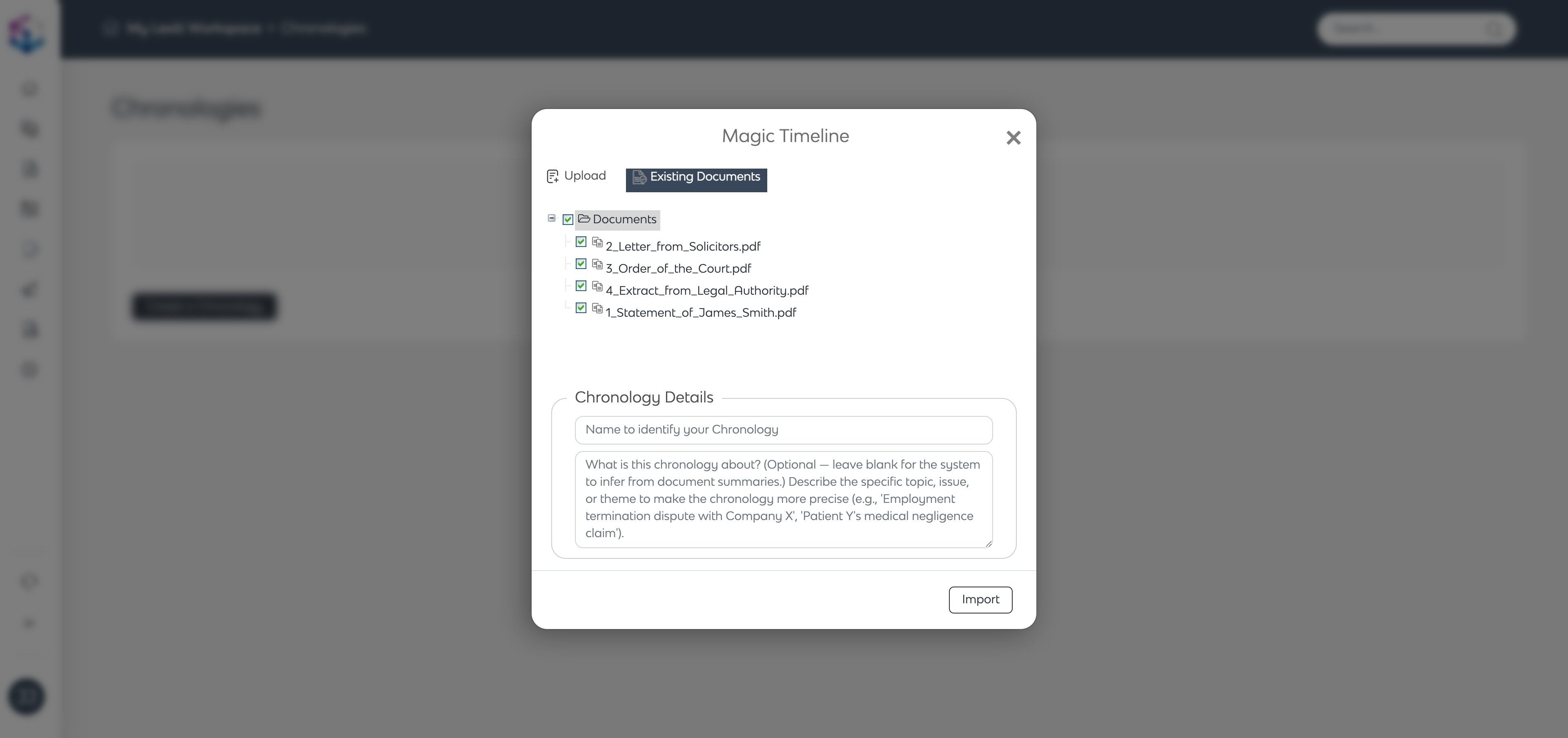 Lexiti - How to Build a Chronology Using Magic Timeline