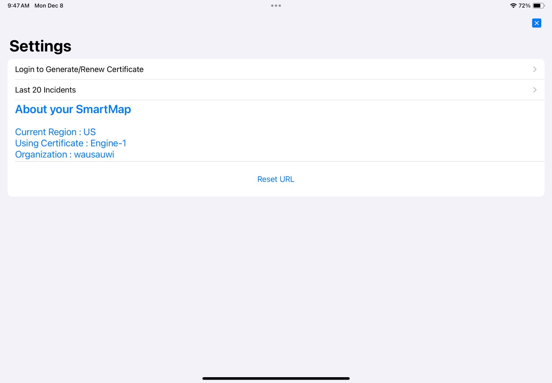 Replacing a SmartMAP Certificate on iOS – APX Building and Onsite Data ...